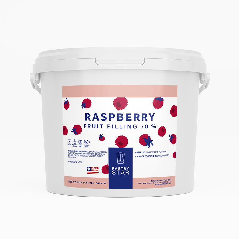 Raspberry Fruit Filling 70% - PastryStar